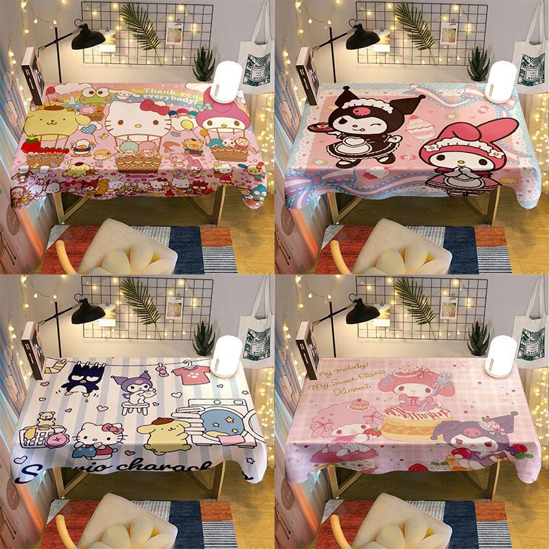Tablecloth Girl Heart Cartoon Cute Sanrio Dormitory Learning Tablecloth ...