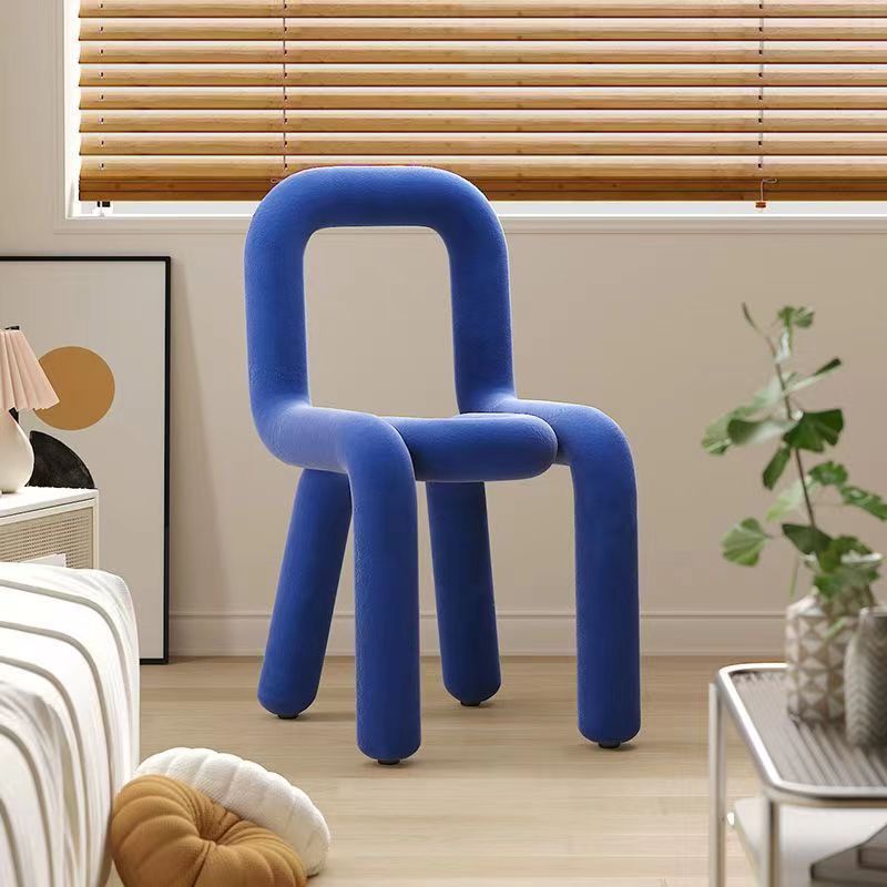 Bold Chair - A unique and interesting shaped makeup stool dining chair ...