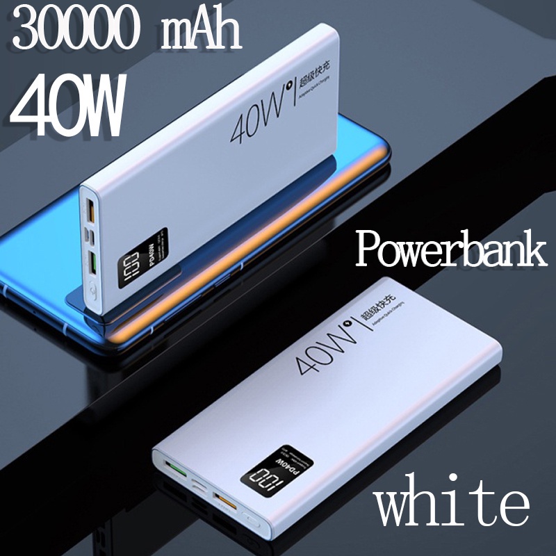 ⭐🇸🇬 3C PD 40W 66W Super Fast Charging Powerbank 20000mAh/30000mAh Power ...