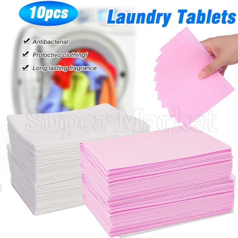 [ Featured ] 10 Pcs Wash Machine Soluble Sheet / Laundry Bubble Wrap ...