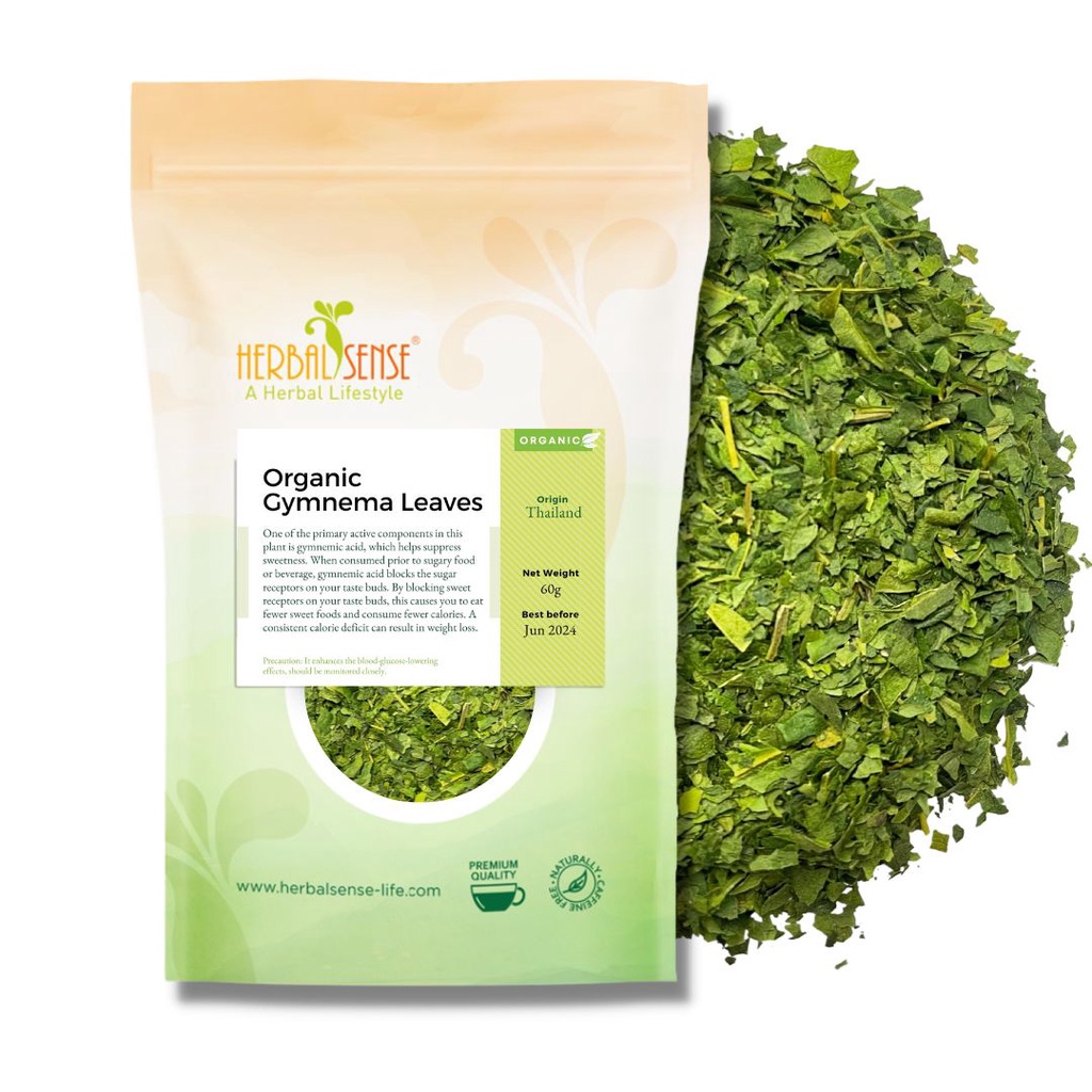 Herbal Sense Organic Gymnema Tea - Lowering Blood Sugar Level ...