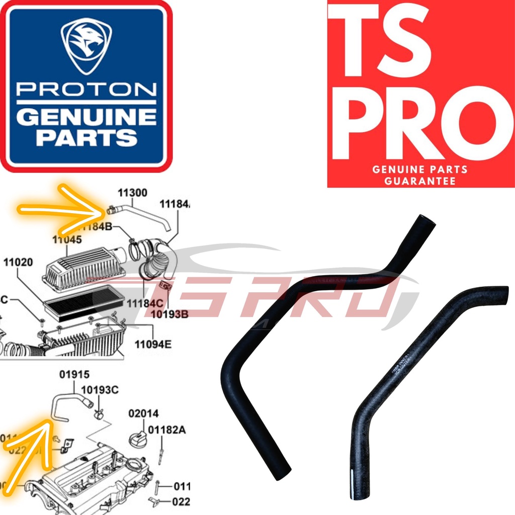 Proton Iriz New Saga VVT Persona NFE Breather Hose Full Load PW911112 ...