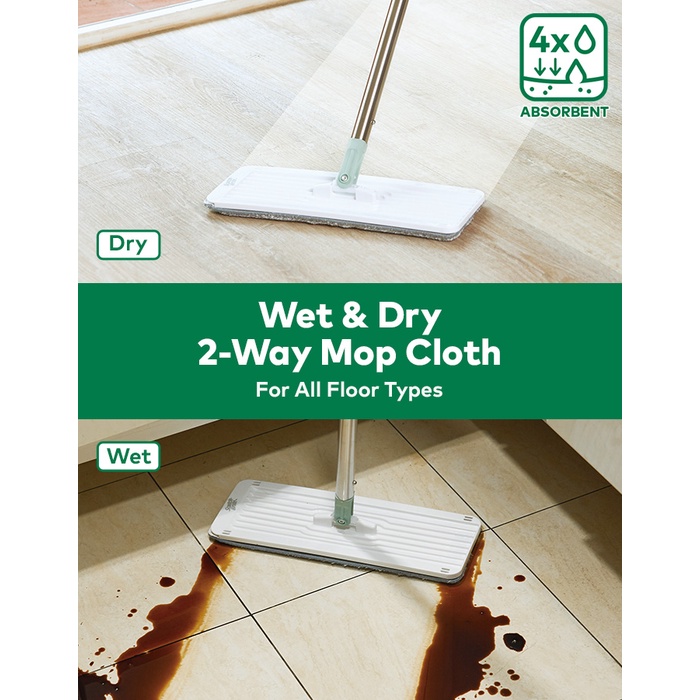 3M Scotch Brite Compact Hands-Free Flat Mop with Bucket | Shopee Singapore