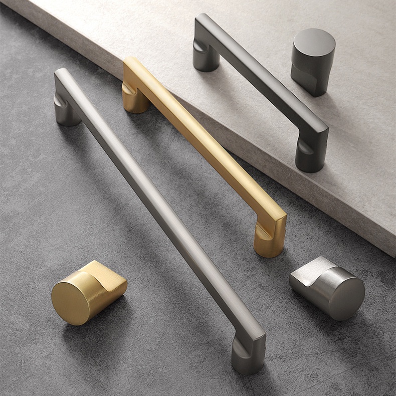 Modern Simple High-End Cabinet Door Handle Minimalist Wardrobe Solid ...