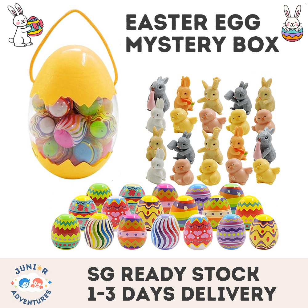 Easter Eggs Children's Bucket Blind Box Cartoon Rabbit Creative ...