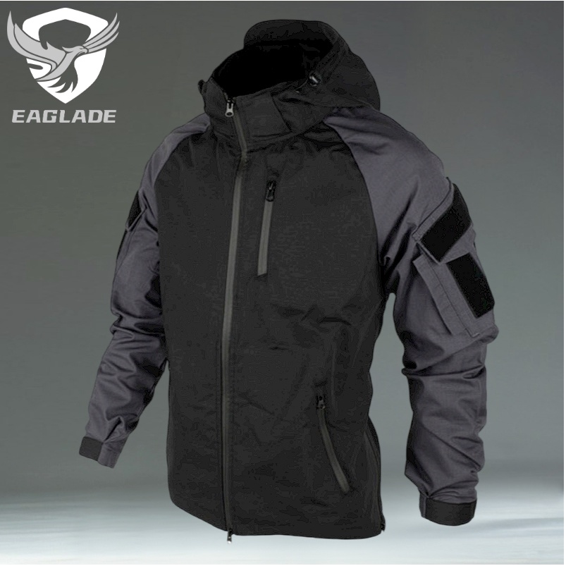 EAGLADE Tactical Motorcycle Jacket JT-QX2-New In Black Waterproof ...