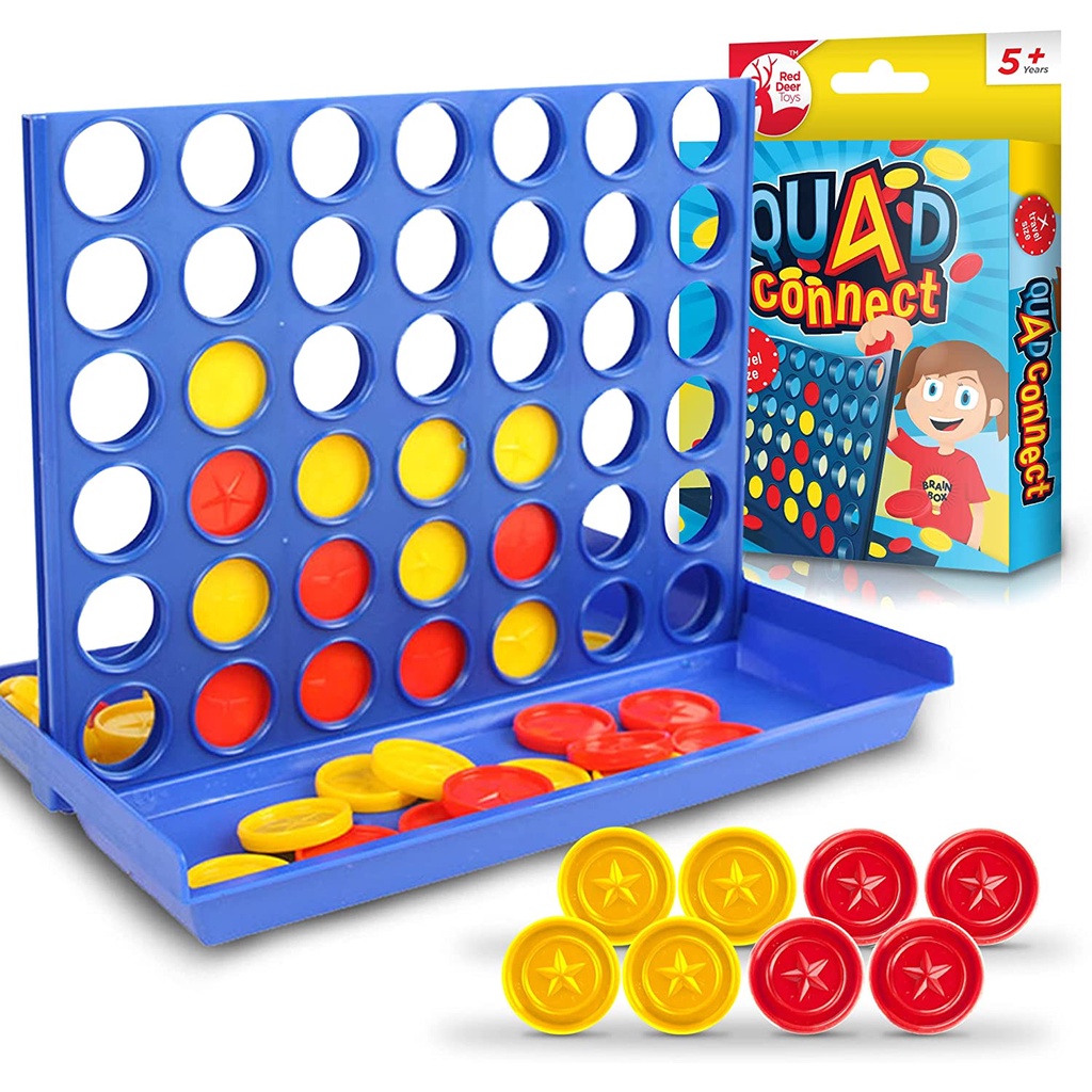 BIG Size Connect 4 In A Row Four In A Line Board Game Family Fun Take ...