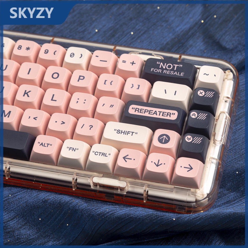 147 Keys Heart Plastic Keycaps XDA Profile Girly Pink PBT Dye Sub ...