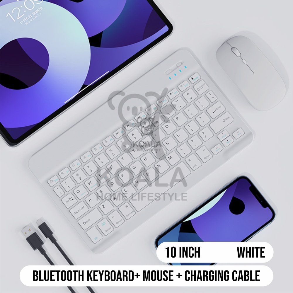 🇸🇬Koala Home🔥Wireless Bluetooth Keyboard Mouse Set mute Set ...