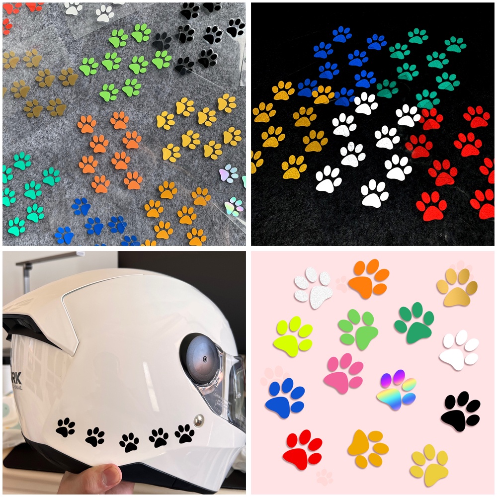JDM Cute Cat Claw Print Pattern Funny Stickers Motorcycle Racing Body ...