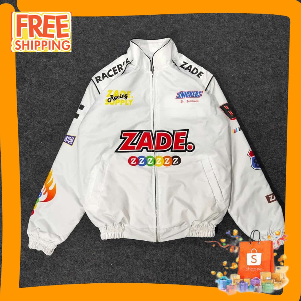 PUTIH Nascar Motorcycle Jacket/ Nascar Racer Jacket/ Nascar Jacket ...