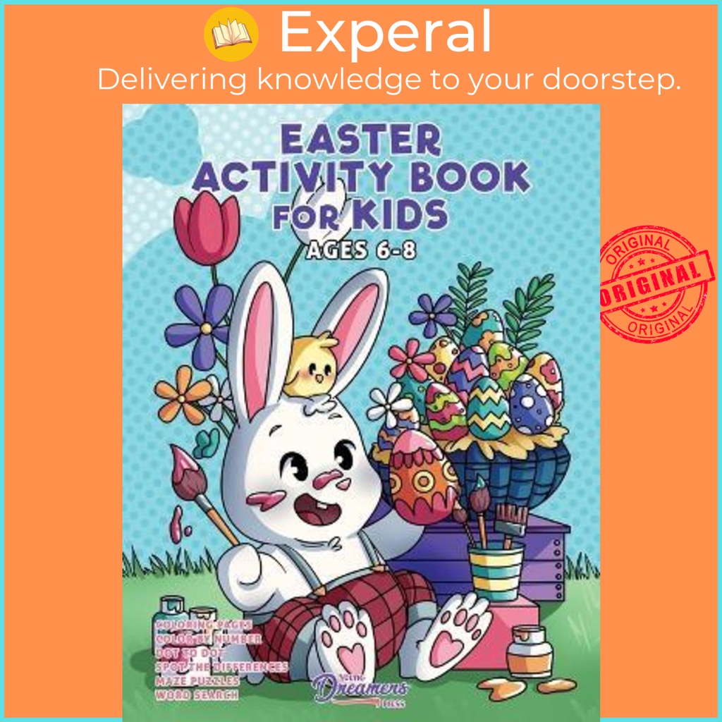 Easter Activity Book for Kids Ages 6-8 : Easter Coloring Book, Dot to ...