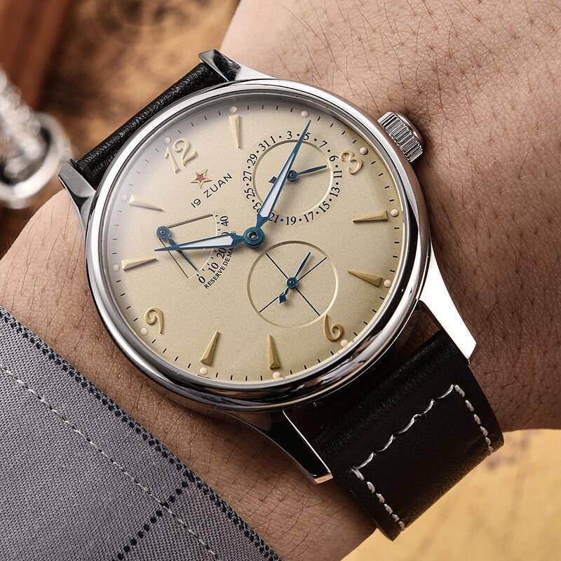 New1963 pilot automatic men watch military wristwatch multifunction ...