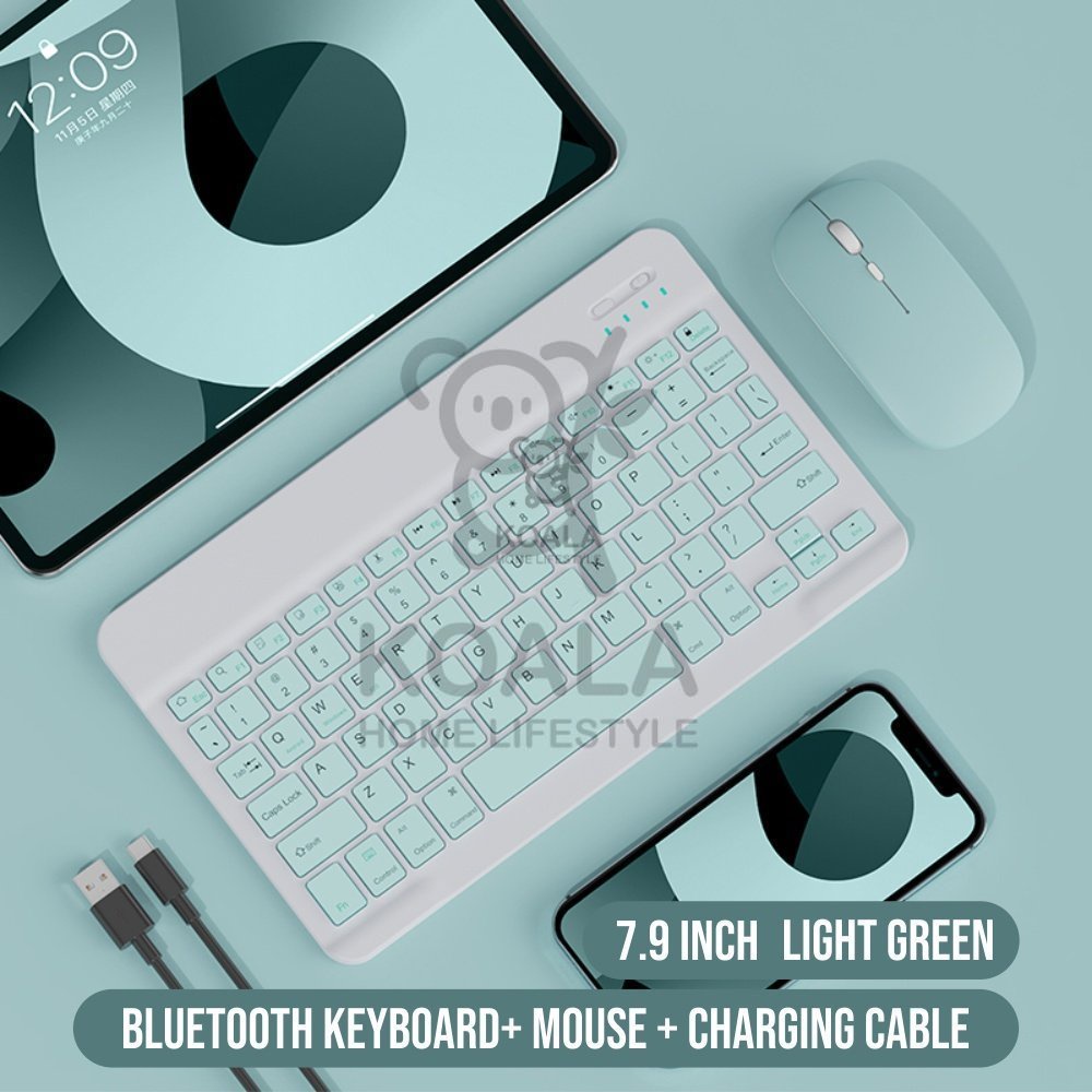 🇸🇬Koala Home🔥Wireless Bluetooth Keyboard Mouse Set mute Set ...