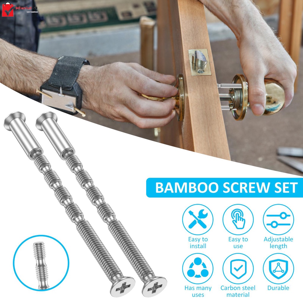 50Pcs Door Handle Screw Universal M4 Door Handle Bolt Carbon Steel ...