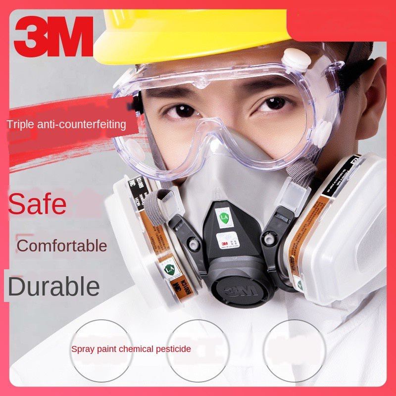 [In Stock]3M Mask Model: 7502 6200 7 In 1 PM2.5 Industrial Gas Mask ...