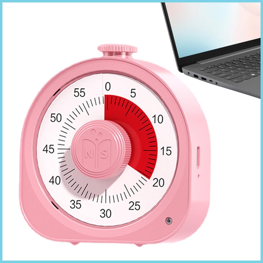 Visual Timer 2 in 1 Kids Clock 60 Minute Countdown Timer Productivity ...