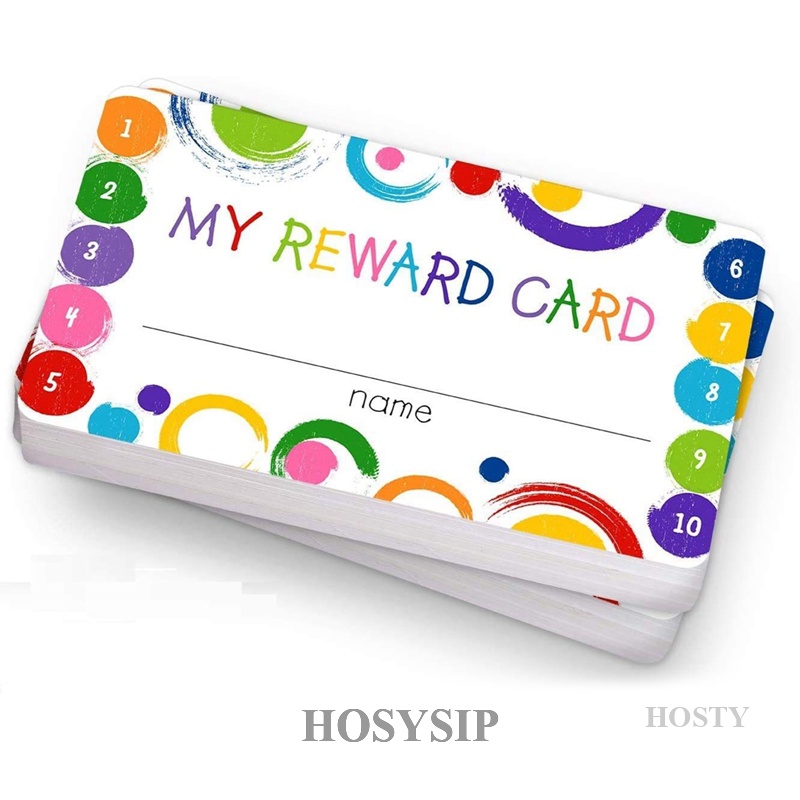 HOSIP 50pcs Children's Toy Cards Reward Incentive Card For Kids ...