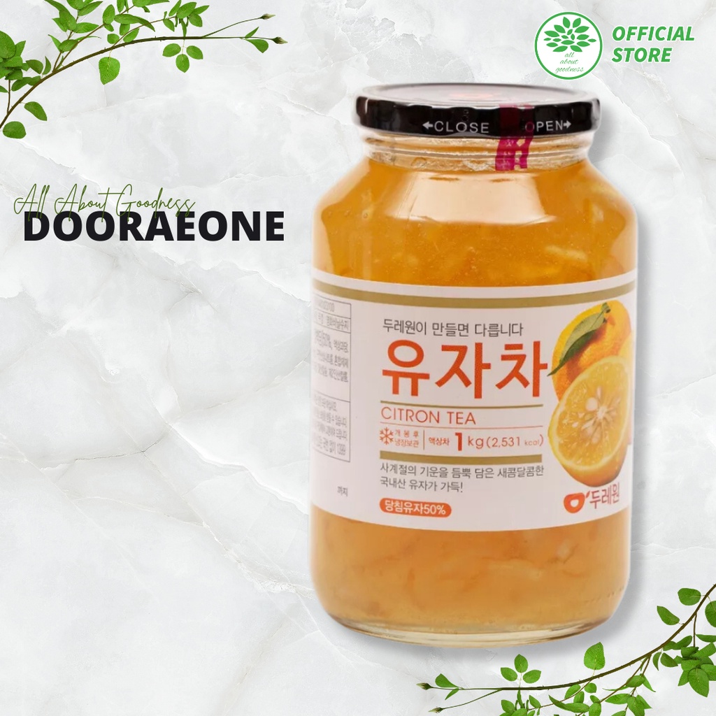 DOORAEONE Citron Tea Yuja Cha 1kg | Shopee Singapore