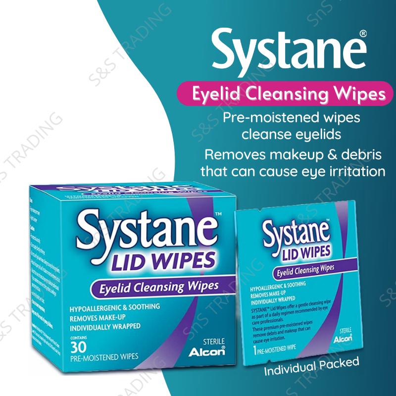 ALCON Systane Lid Wipes 30's (Eyelid cleansing wipes) | Shopee Singapore
