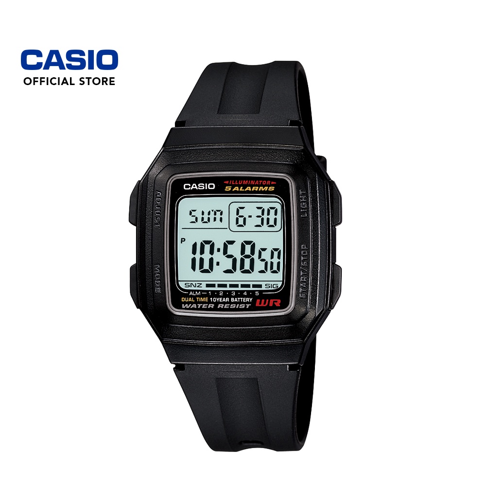 CASIO GENERAL F-201WA Men's Digital Watch Resin Band | Shopee Singapore