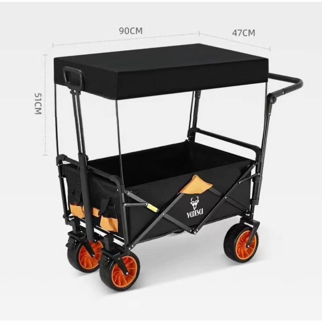 Outdoor wagonTrolley Cart Tent Wagon trolley Cart Sun Rain Shade Cover ...