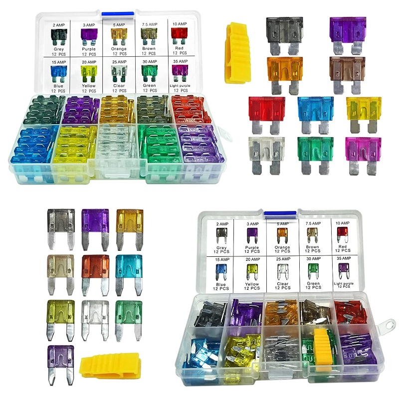 50PCS Car Fuse Motorcycle Fuse Standard Mini Fuse Lorry Fius Kereta 3 ...