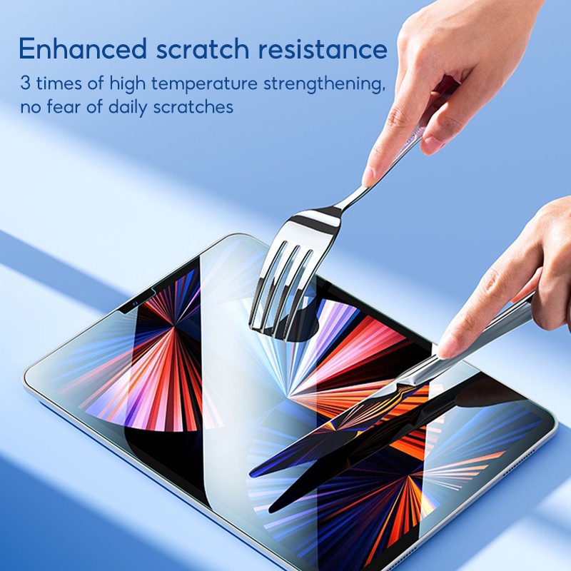 TBTIC Easy Installation Tempered Glass For iPad Air 10.9 5th 4th Pro 11 ...