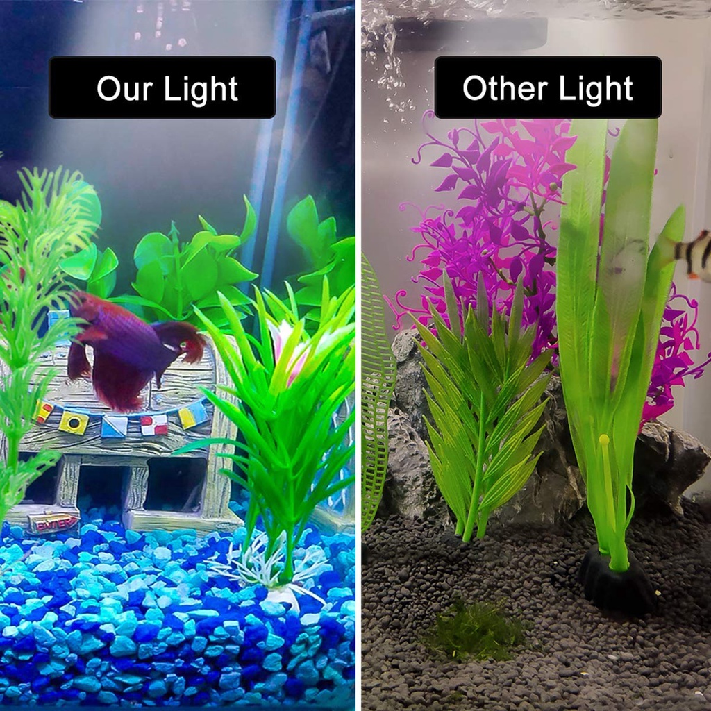 Super Slim Aquarium LED Lighting Aquatic Plant Light Extensible ...