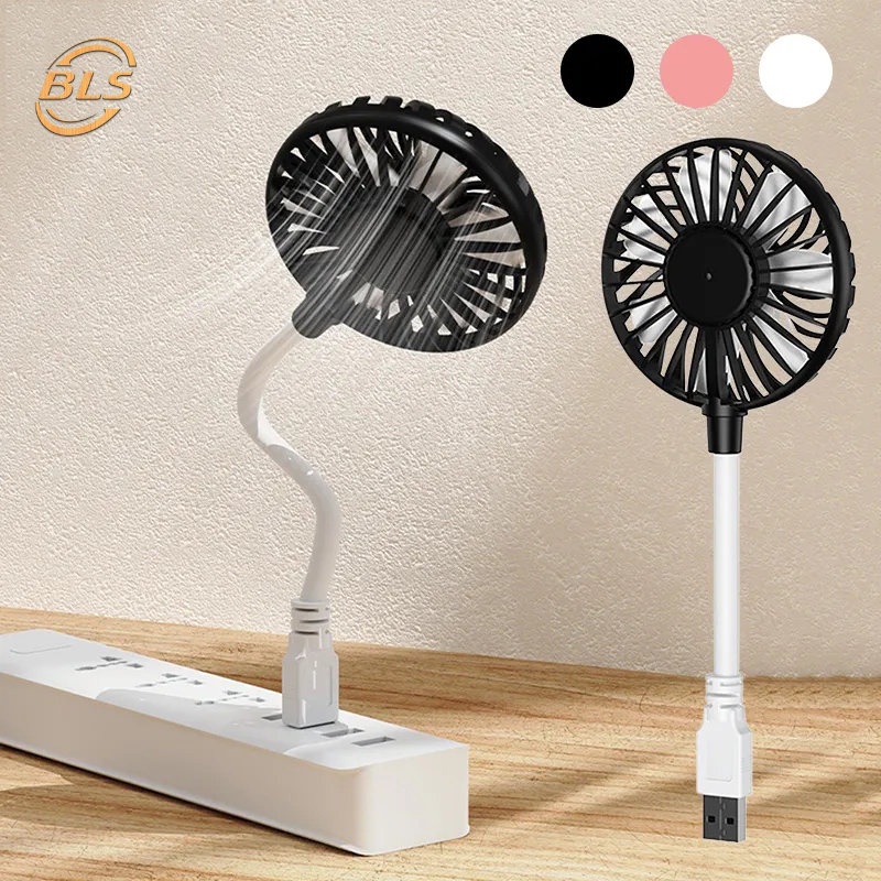 1Pc USB Plug-in Powered Silent Mini Fan/ Colorful Portable Handheld Fan ...