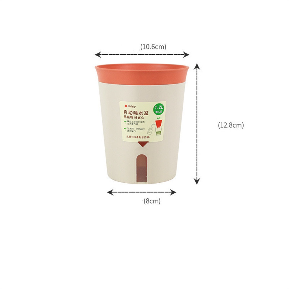 New Self Watering Flower Pot Self-Absorbent Planter Plant Pot ...