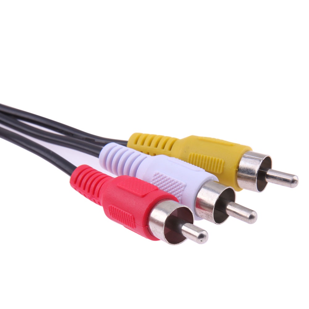 New 1.5M 5ft USB Male A to 3 RCA AV A/V TV Adapter Cord Cable Audio AV ...