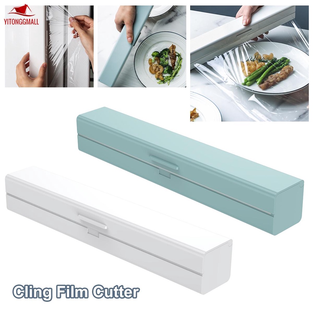 Cling Film Cutter Magnetic Cling Wrap Dispenser Plastic Wrap Dispenser ...