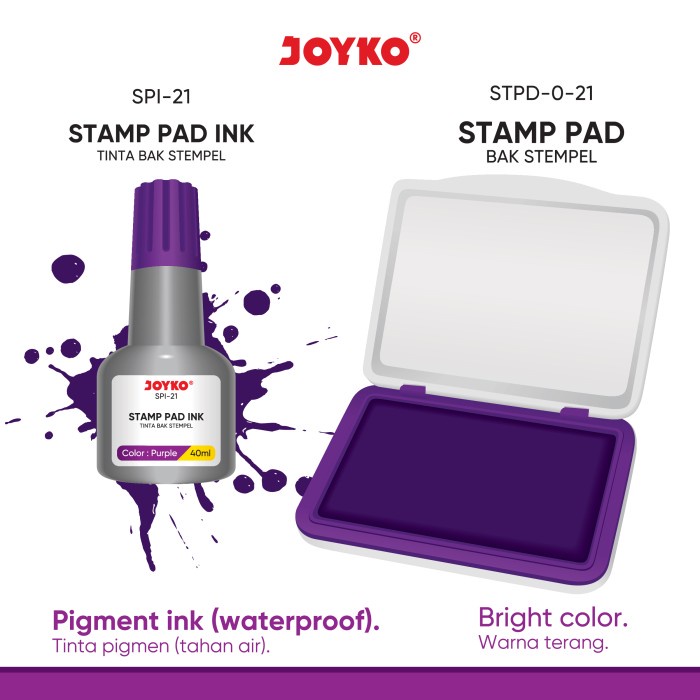 Stamp Pad Ink Stamp Ink Refill Stamp Ink Joyko | Shopee Singapore