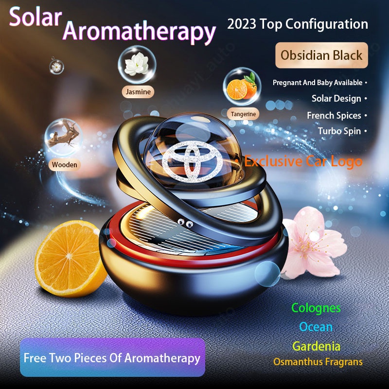 [Creative Car Artifact] Toyota Solar Interstellar Rotating Aromatherapy ...