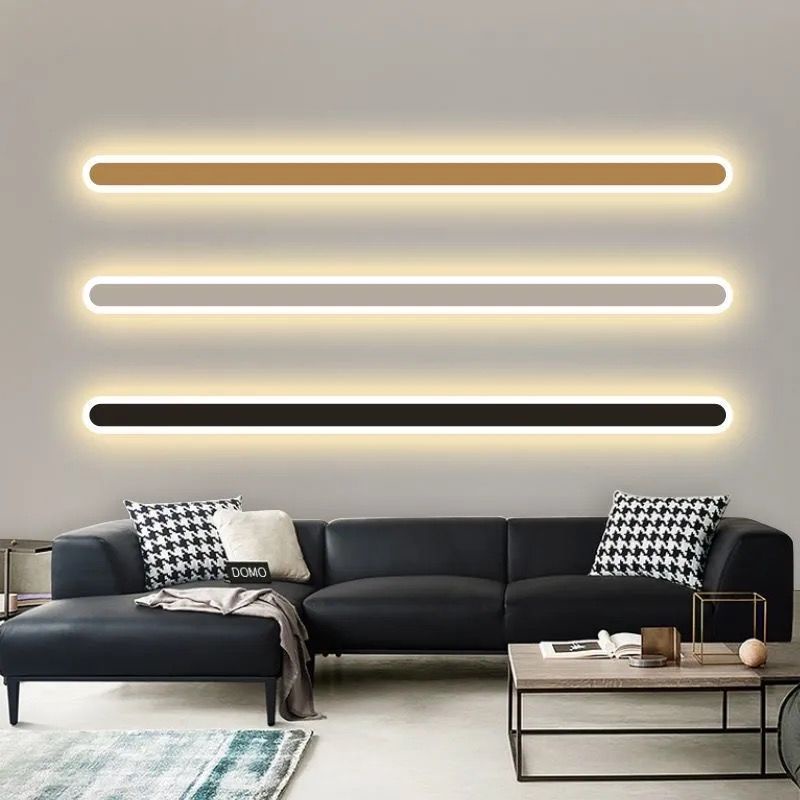 [40/60/80/100cm ] LED strip wall light line minimalist wall lamp ...