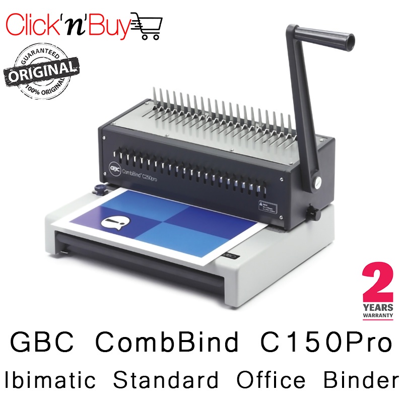 GBC CombBind C150Pro Binder. Previously known as Ibico Ibimatic. A4 ...