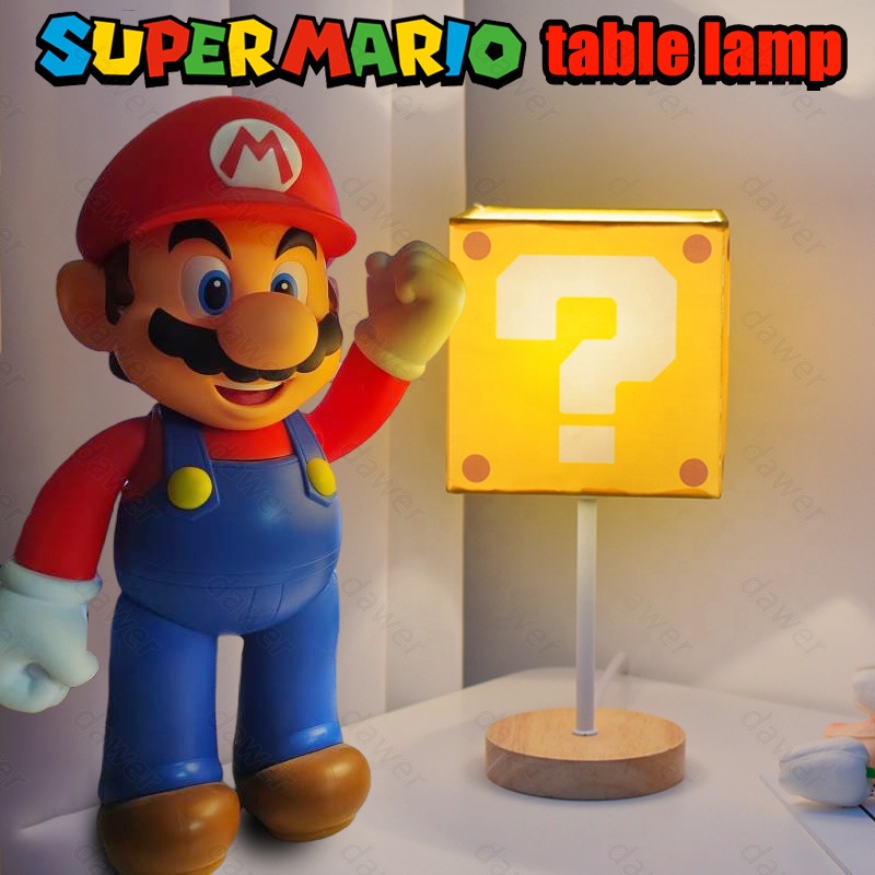 Super Mario Lamp Mario Decorative Table Lamp USB Charging LED Question ...