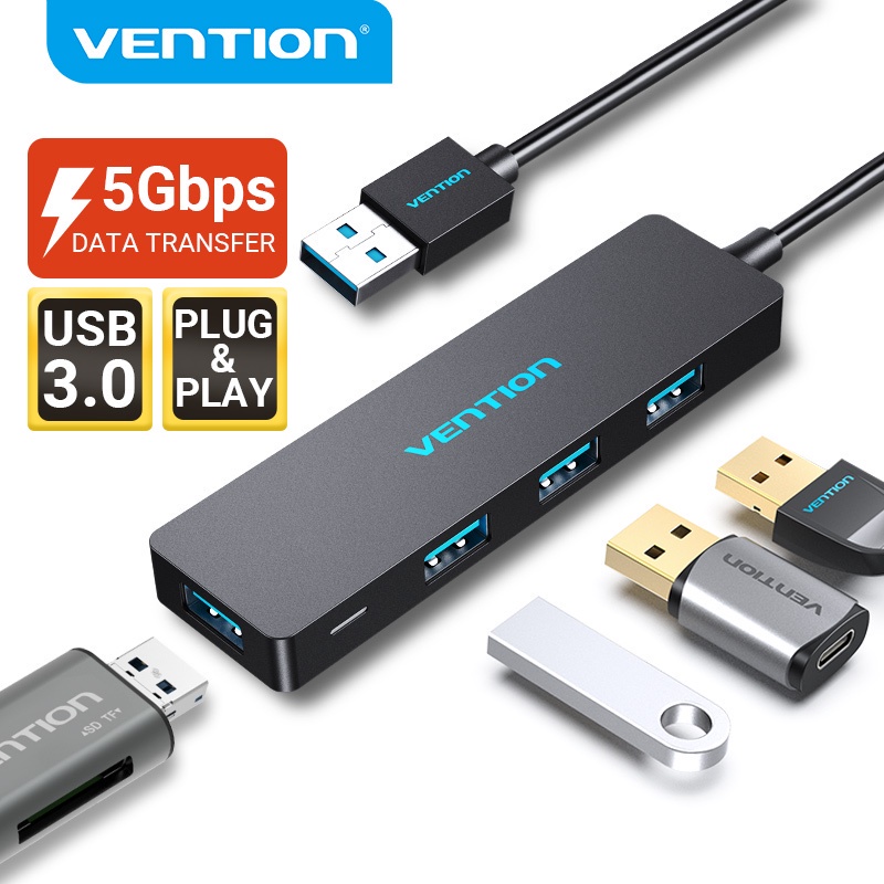 Vention USB HUB Multiple USB Splitter 4 Ports Hight Speed USB 3.0 HUB ...
