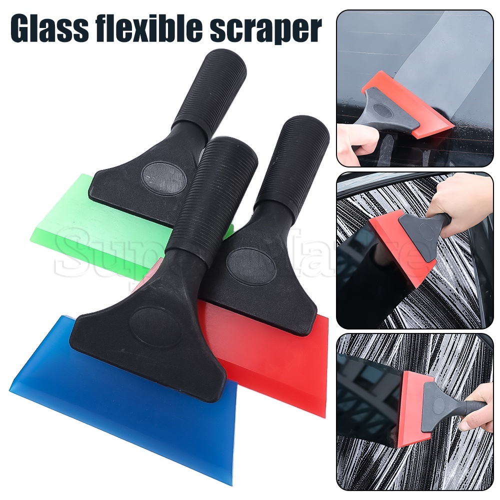 Mini Plastic Scraper Window Film Card Squeegee Mirror Glass Car Window ...