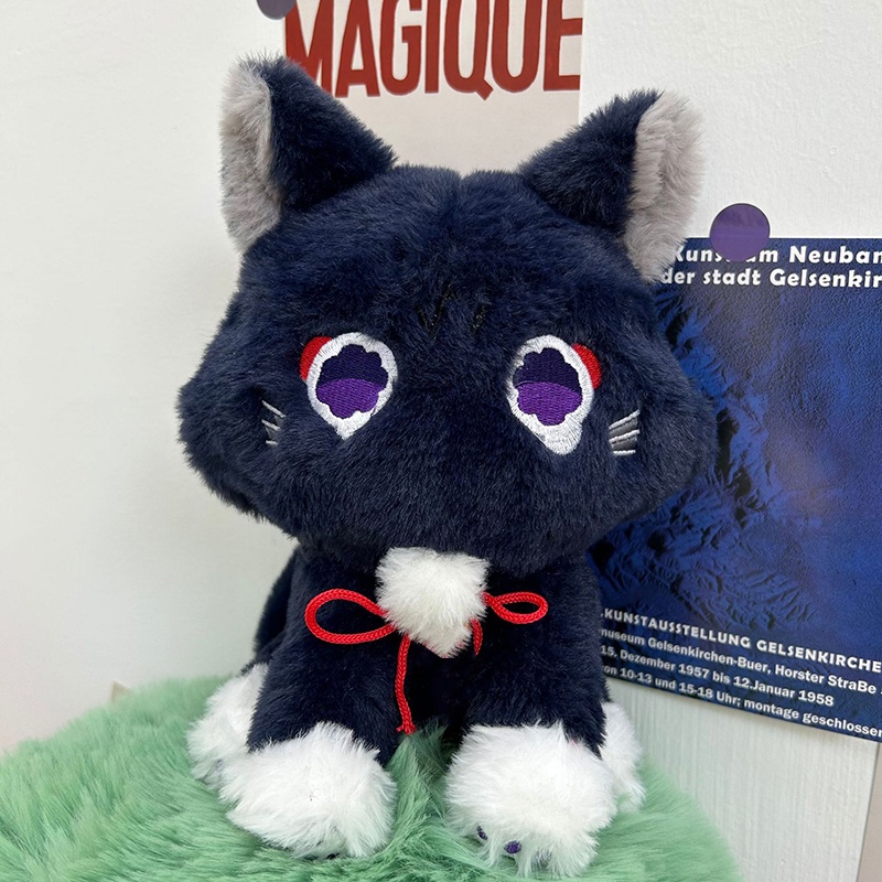 NEW 22cm Genshin Impact Scaramouche Cat Plushie Dolls Cosplay Kawaii ...
