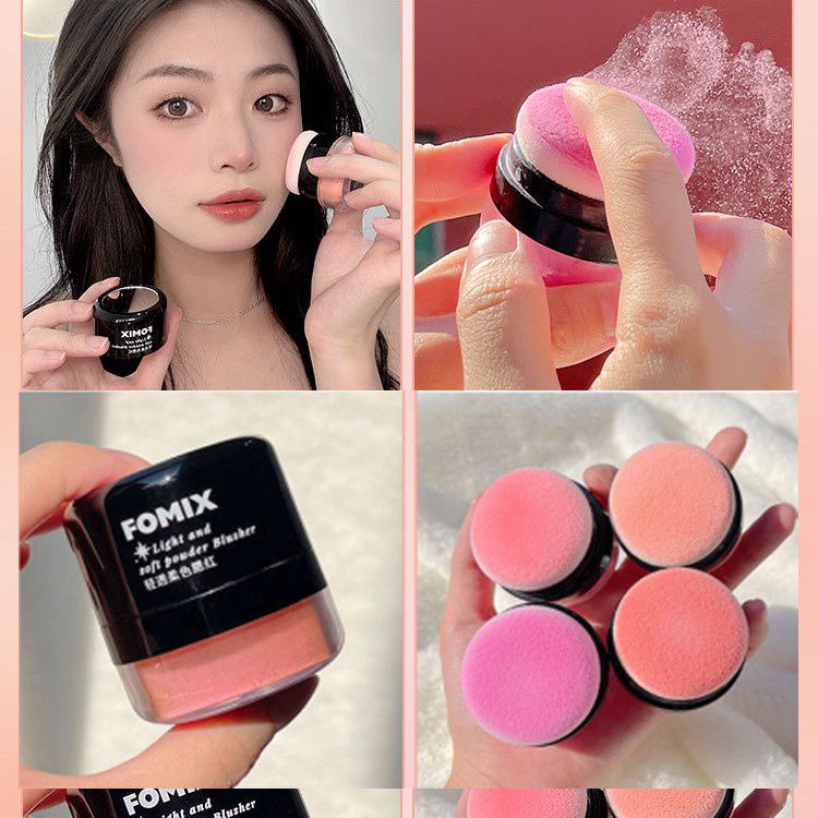 FOMIX Mushroom Head Blush Air Cushion Blush Highlight Repairing Soft ...