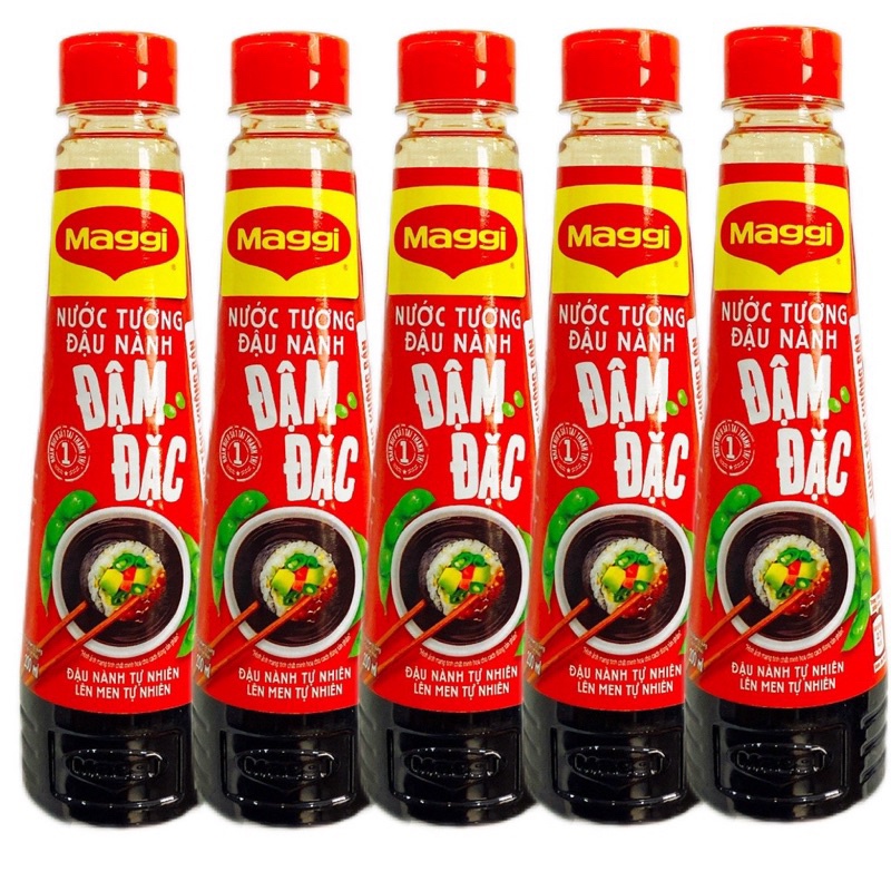 Combo 5 Bottles Of MAGGI Soy Sauce, Concentrated Soy Sauce, Super ...