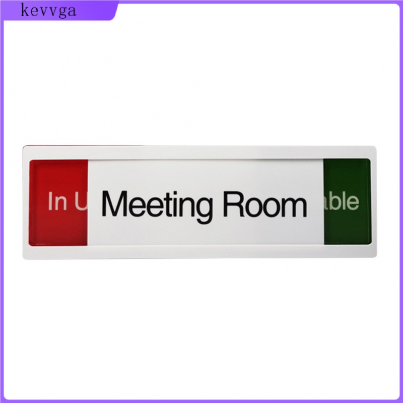 Acrylic Sliding Office Privacy Slide Door Sign Meeting in Do Not ...
