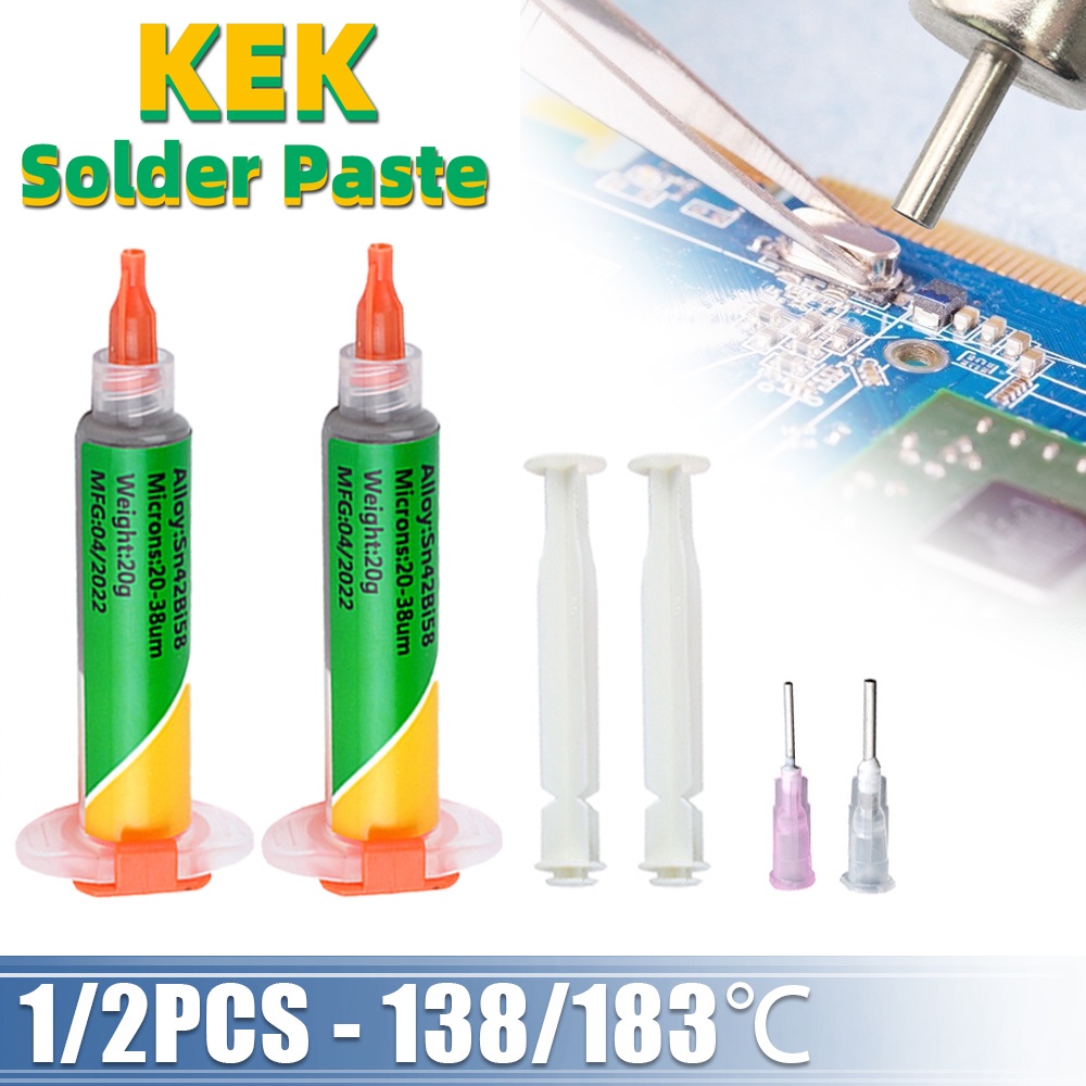 Low Temperature Lead-free Syringe Smd Solder Paste Flux for Soldering SMD Repair Welding Paste ...