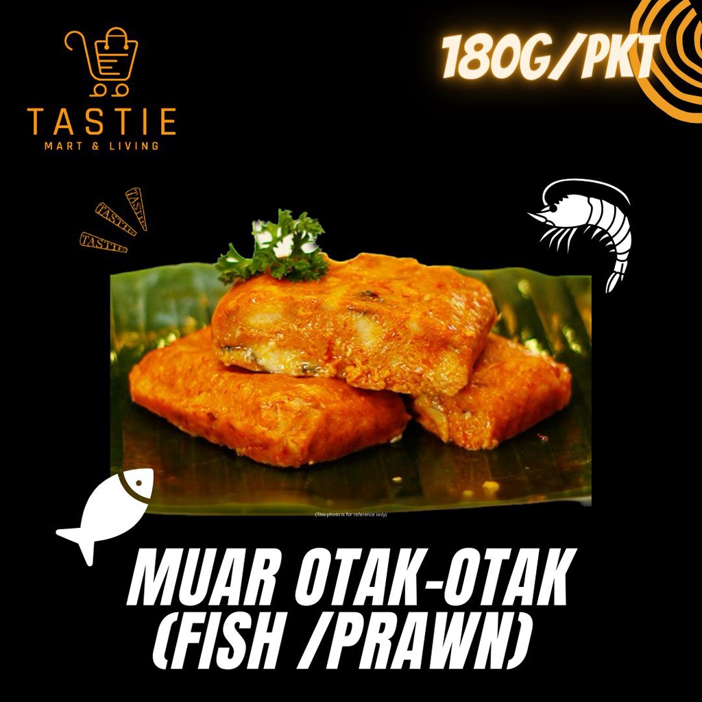 Famous Muar Fish /Prawn Otah-Otah Otak-Otak 180g/ Frozen/ Ready to eat ...