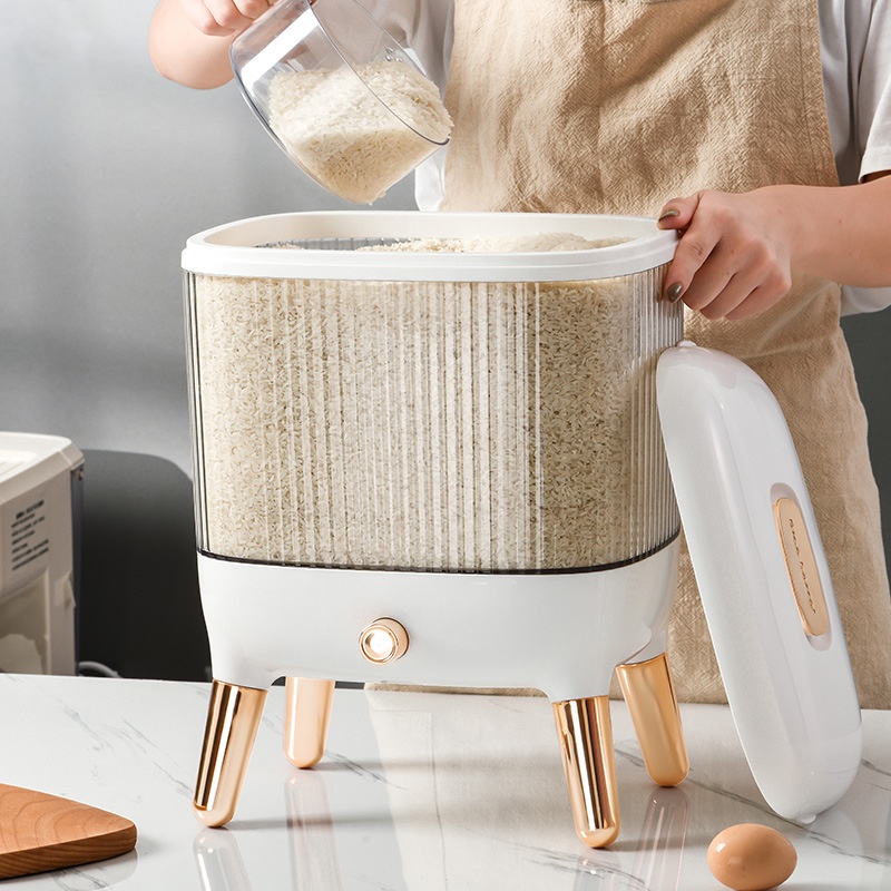 [Free Shipping] Automatic Rice Dispenser with Rinsing Cup Rice Storage ...