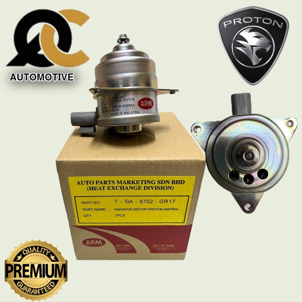 APM RADIATOR FAN MOTOR PROTON INSPIRA MITSUBISHI LACER 2.0 CY4A (GA ...