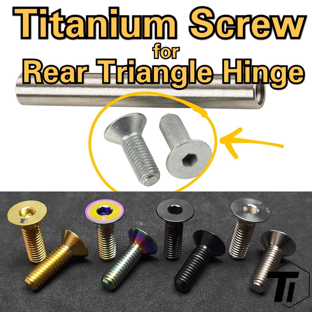 Titanium Screw for Brompton Rear Triangle Hinge | Pivot Joint A-Line C ...