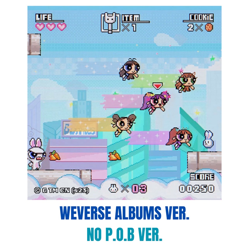 NEWJEANS - GET UP 2ND EP ALBUM WEVERSE ALBUMS VER. NO P.O.B VER ...